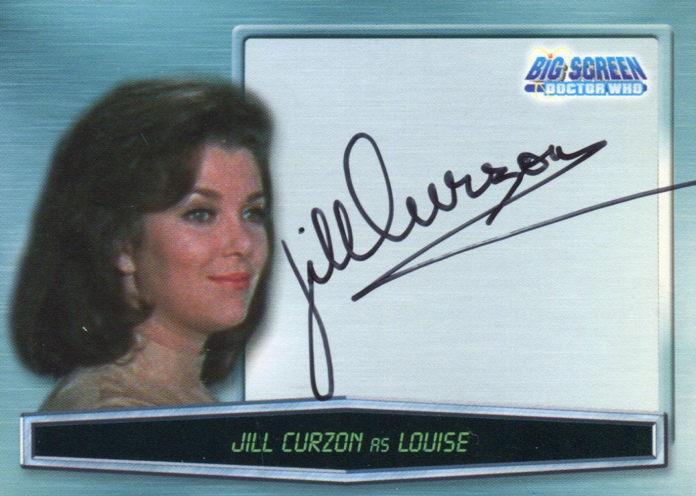 Doctor Who Big Screen Jill Curzon Autograph Card & Redemption A2 Stric ...