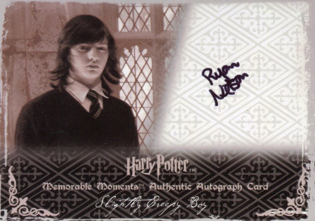 Harry Potter Autograph Cards — TvMovieCards.com