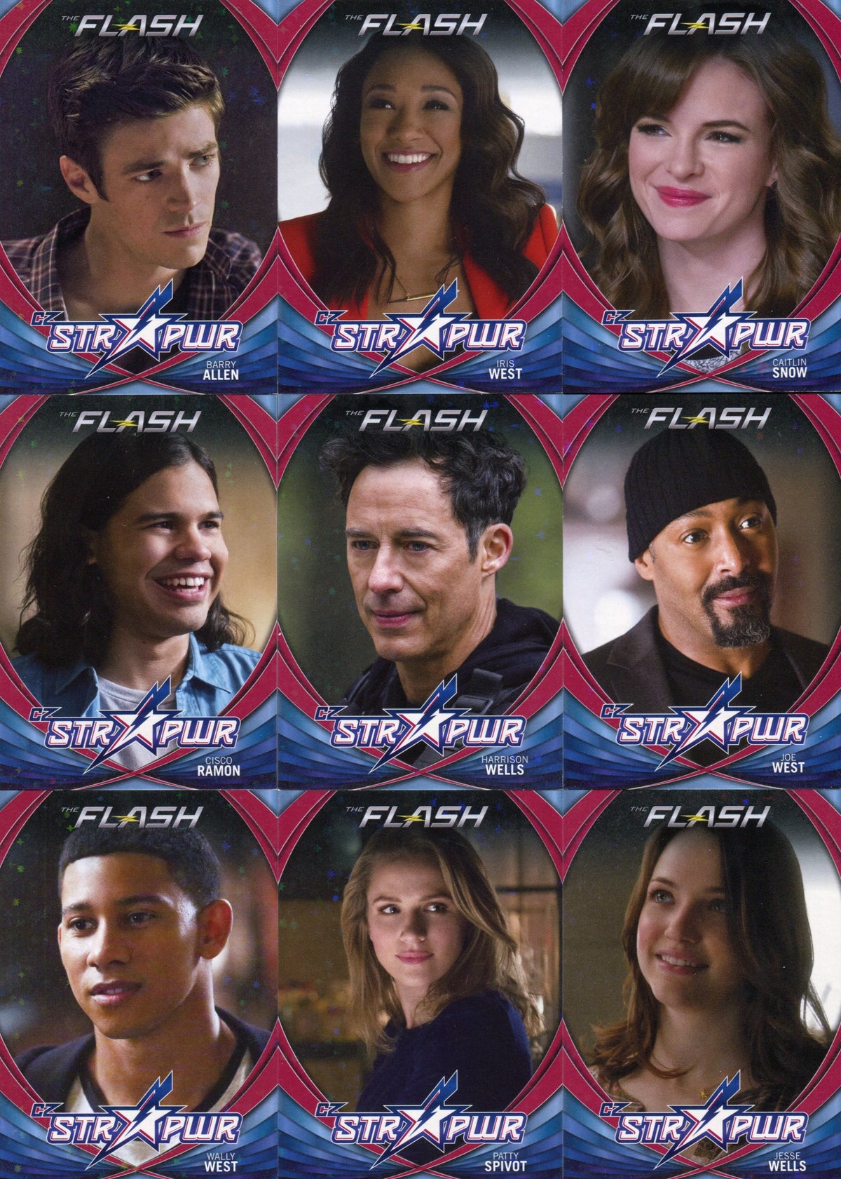 2017 DC Flash Season 2 Red Character Bios Parallel Chase Card Set CB01 ...