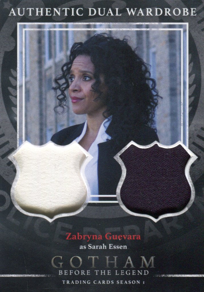 2016 Gotham Season 1 Sarah Essen Dual Wardrobe Costume Card DM3 ...