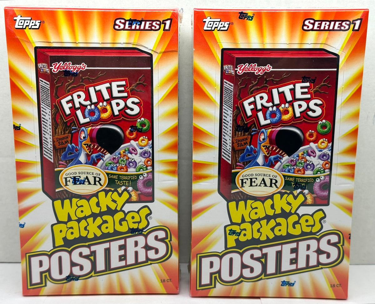 (2) Wacky Packages Series 1 Posters Card Box 18 Packs Topps 2012 ...