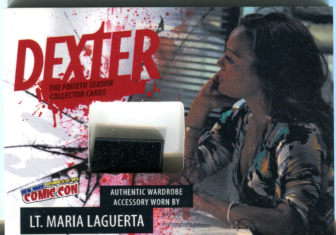 Dexter Season 4 Wardrobe Belt Costume Card D4C-C MLD New York Comic Co ...
