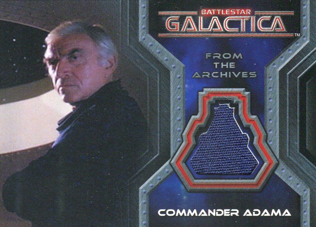 Battlestar Galactica Colonial Warriors Commander Adama Costume Card CC ...