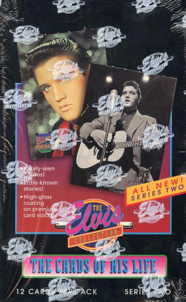 Elvis Presley Series 2 Two Trading Card Box 36 Packs 1992 River Group ...