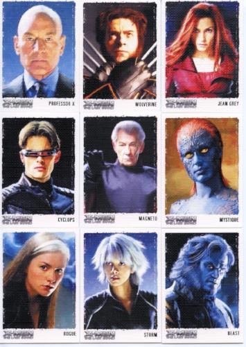 X-Men The Last Stand Movie Art & Images Chase Card Set 9 Cards ART1 - — TvMovieCards.com