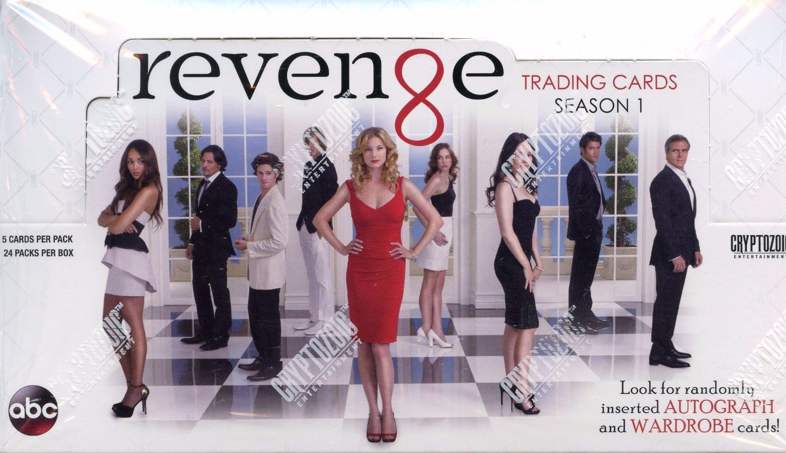 Revenge TV Show Season 1 Sealed Trading Card Box 24 Packs Cryptozoic 2 ...